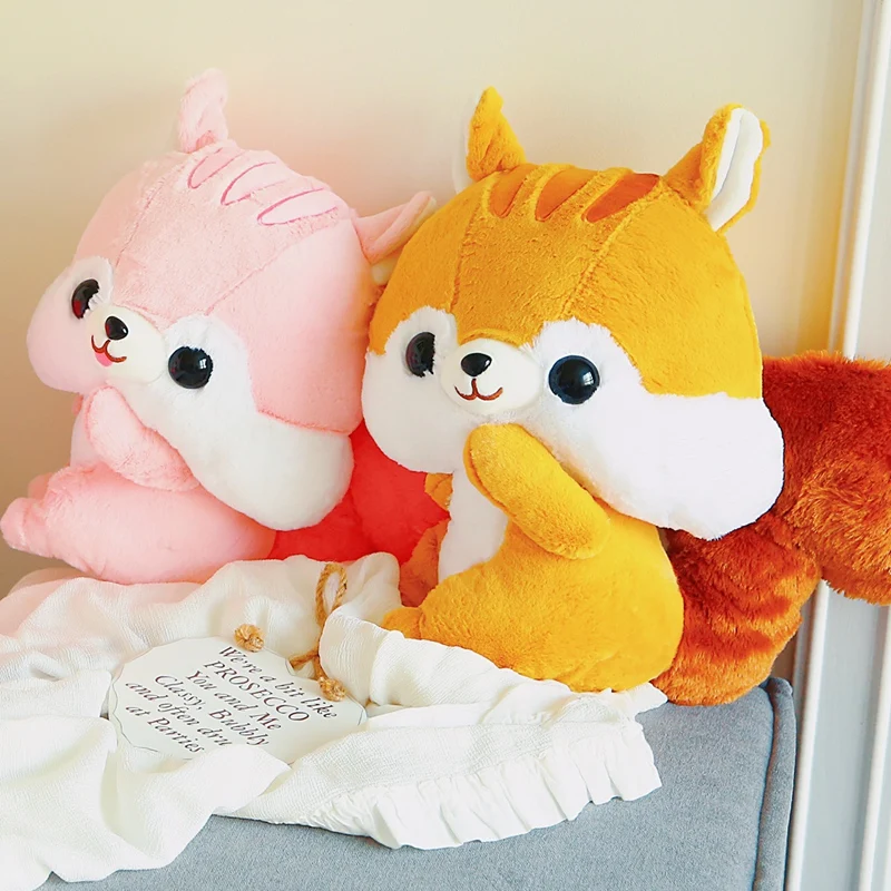 1pc 33cm/42cm Cute Plush Squirrel Toys Stuffed Kawaii Plush Animals ...