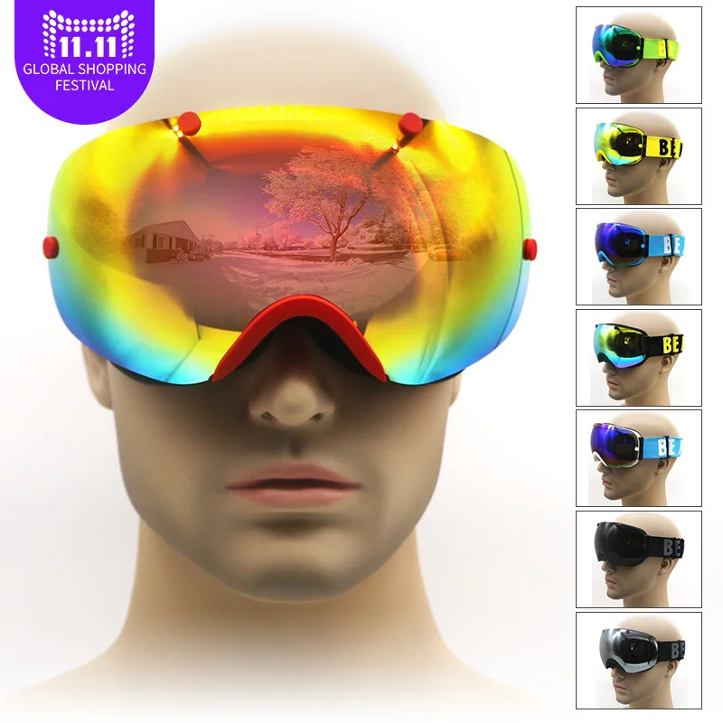 Buy Professional Snowboards Ski Goggles Snow Glasses Snowboard Goggles Anti Fog