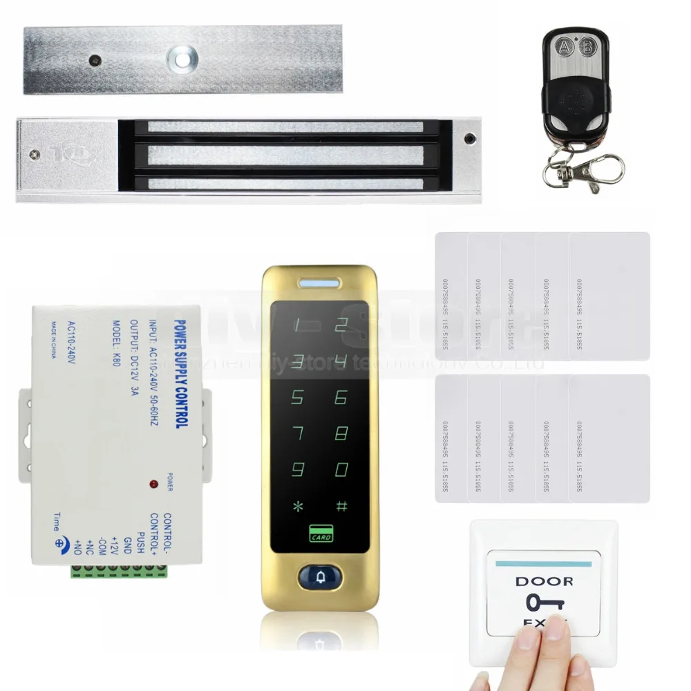 Diysecur Magnetic Lock Remote Control 125khz Rfid Reader