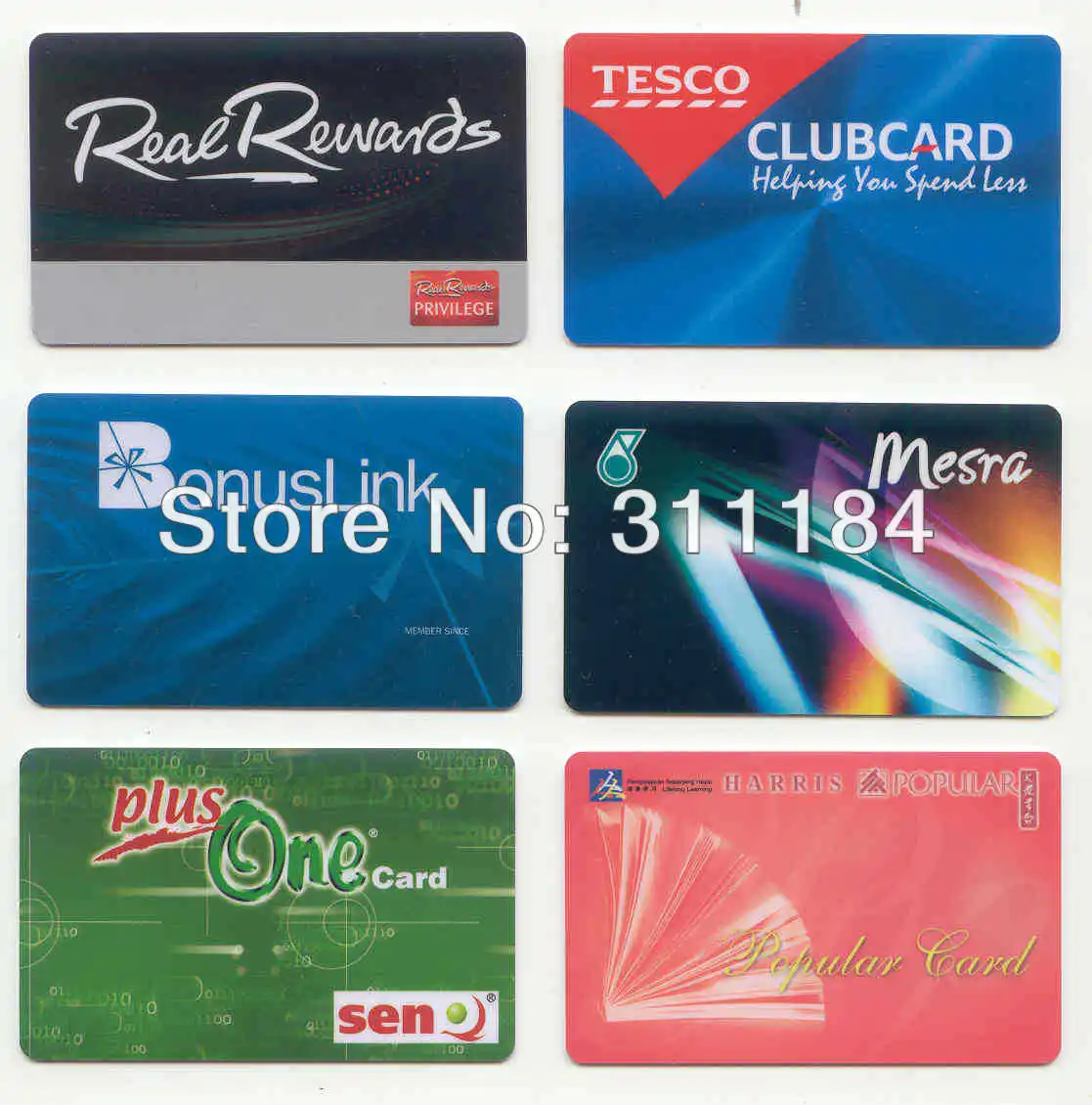 plastic membership cards PVC business card with embossed numbers print ...