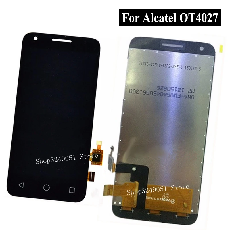 For Alcatel One Touch Pixi 3 4.5 OT4027 4027D LCD Display Touch Screen ...