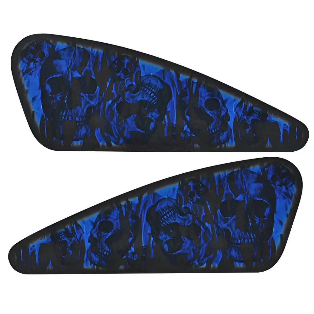 Motorcycle Skull Style Tank Stickers Fuel Gas Tank Stickers Waterproof ...