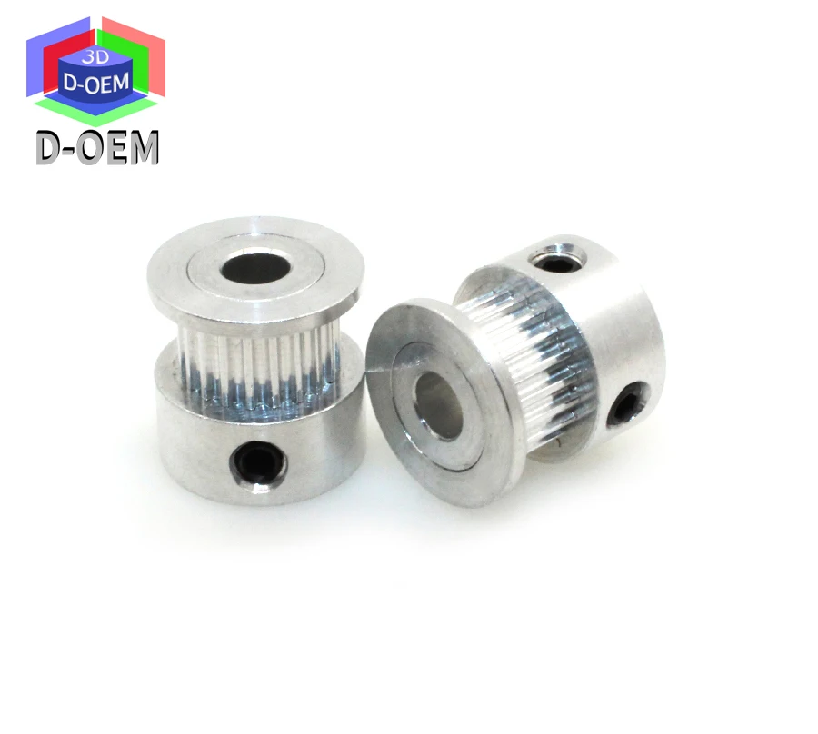 GT2 20 tooth Timing Pulley Aluminum 3D Printer Parts 5mm Width 6mm Part ...