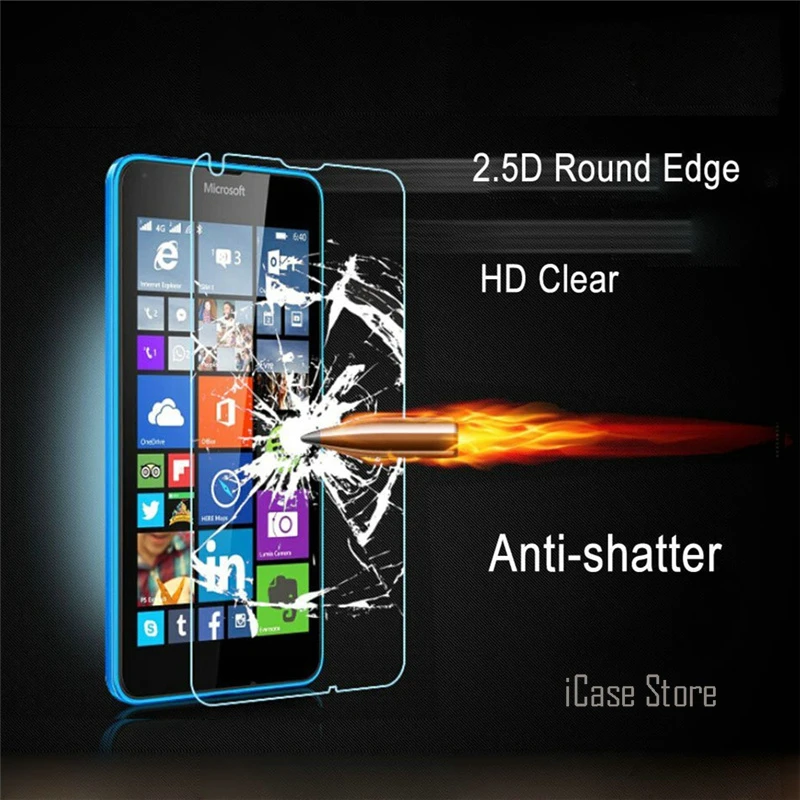 De Templado De Vidrio De Película Para Microsoft Nokia Lumia N550 650