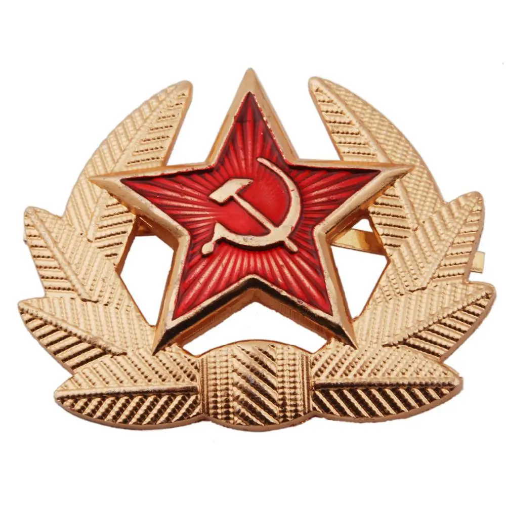Ussr Soviet Russian Military M1955 Metal Hat Badge - 36276 - Costumes ...
