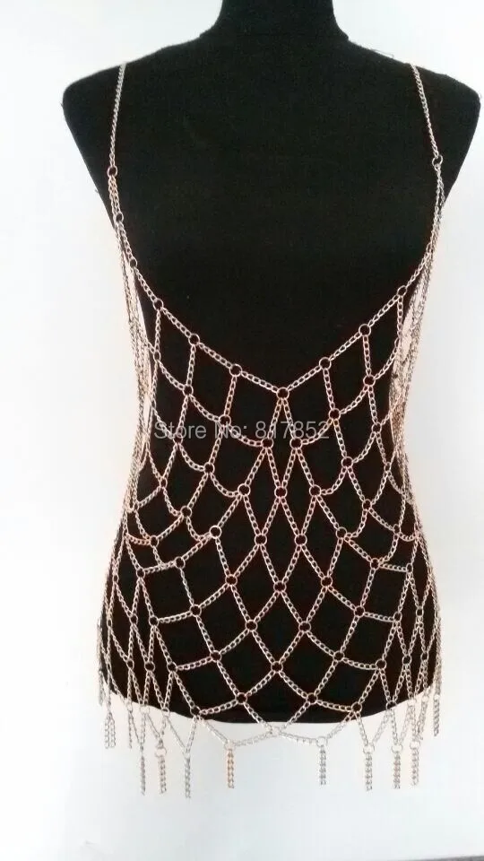 NEW STYLE BY413 Gold colour CHAINS FULL BODY JEWELRY MULTILAYERS CHAINS ...