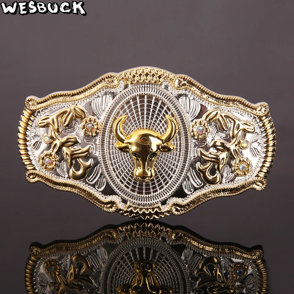 WesBuck-Brand-Zinc-Alloy-Animal-Taurus-Belt-Buckle-For-Mens-Accories ...