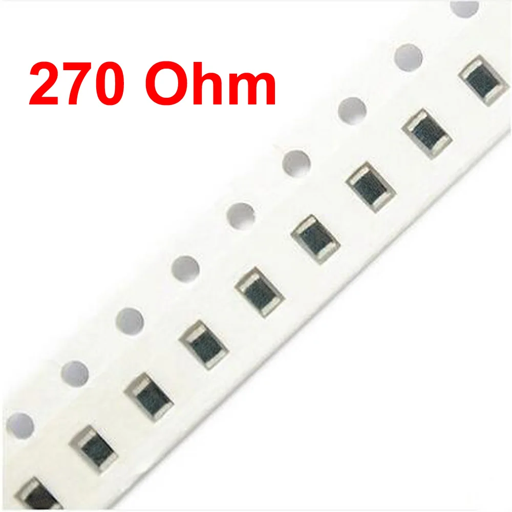 270Ohm 0805 SMD 저항 270 옴 저항 1% 1/8 와트 표면 마운트 저항기 1000 개/몫|resistor 1 ...