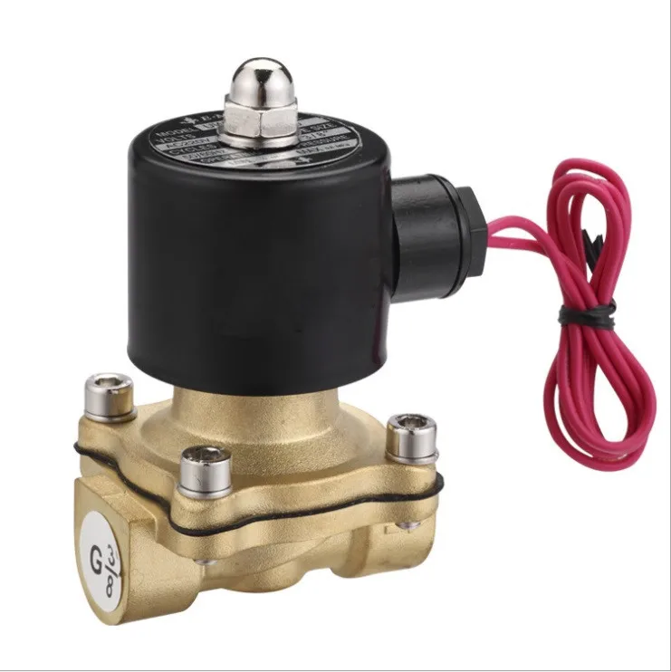 2 inch Solenoid Valve water Brass 2 Way Valve Oil Gas Valves DC12V ...
