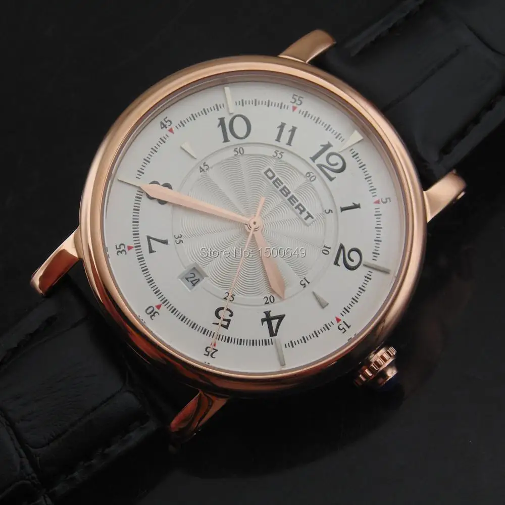 Debert relojes automáticos para hombre, de acero inoxidable, dorado ...