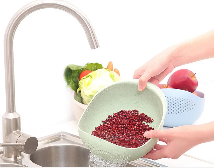 Wash Rice Sieve The Goods for Kitchen Cooking Tools Fruit Basket ...