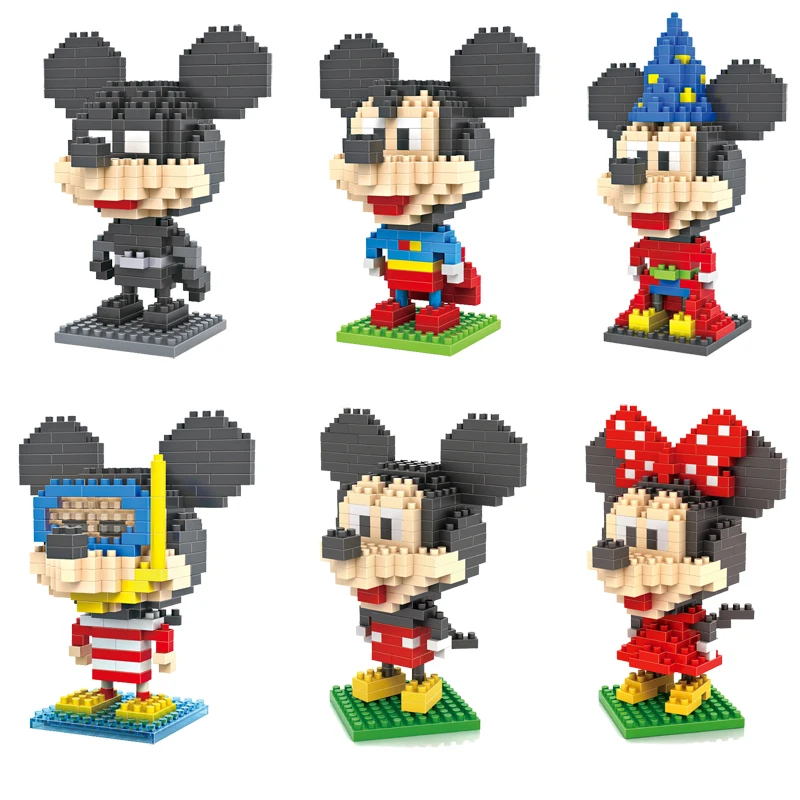 Mickey And Minnie Mouse Toys Superman Batman Magician Diver Captain ...