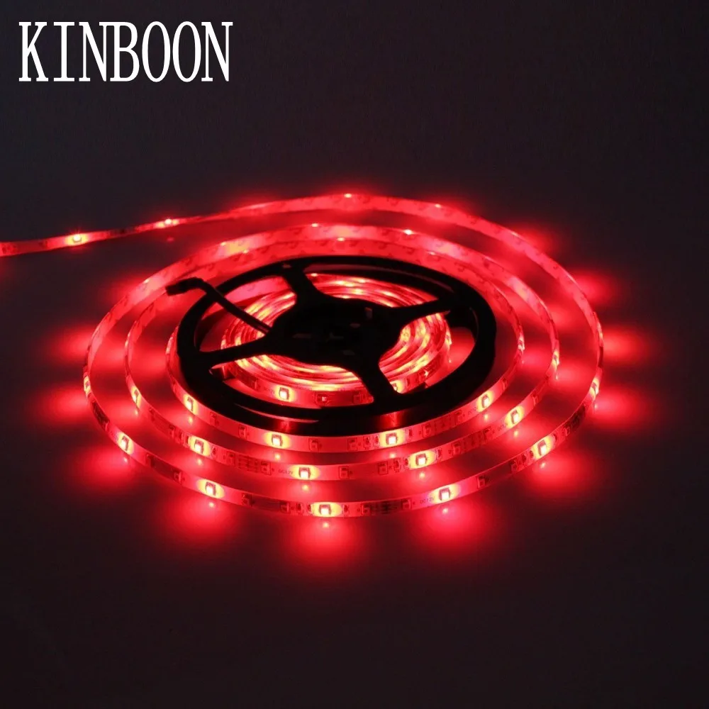 RED-5M-300-LED-3528-DC-12V-LED-Strip-Non-Waterproof-Waterproof-Flexible ...