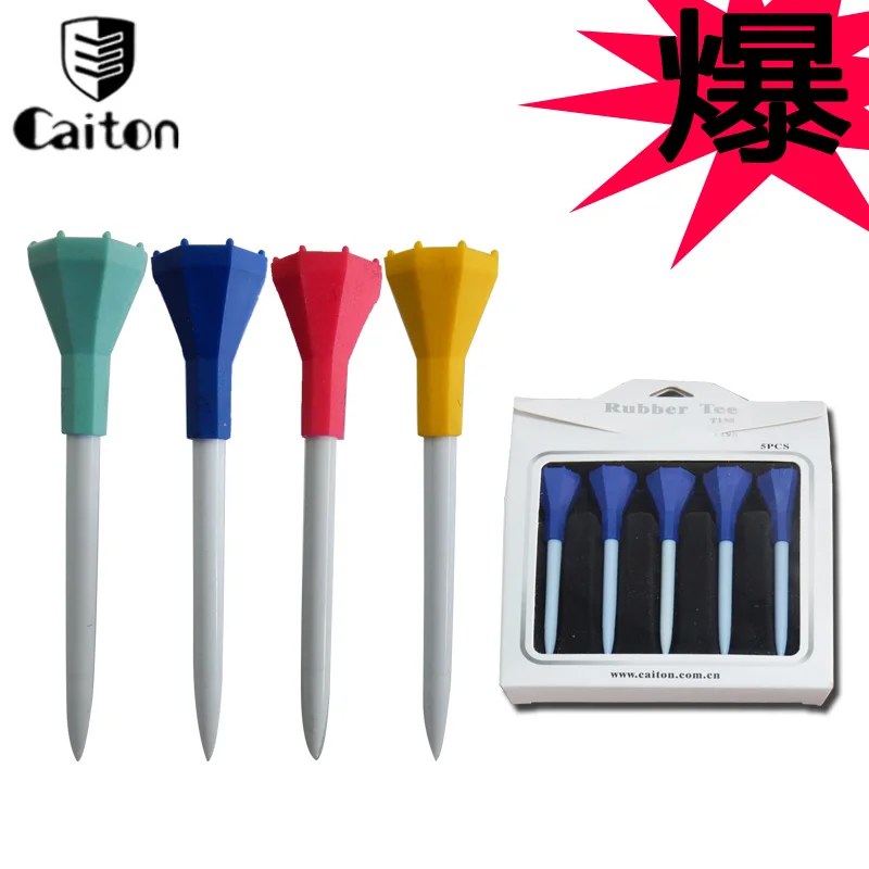 2018 New High Quality Elastic Golf Tee Soft Golf Tee 5pcs/lot|golf tees ...