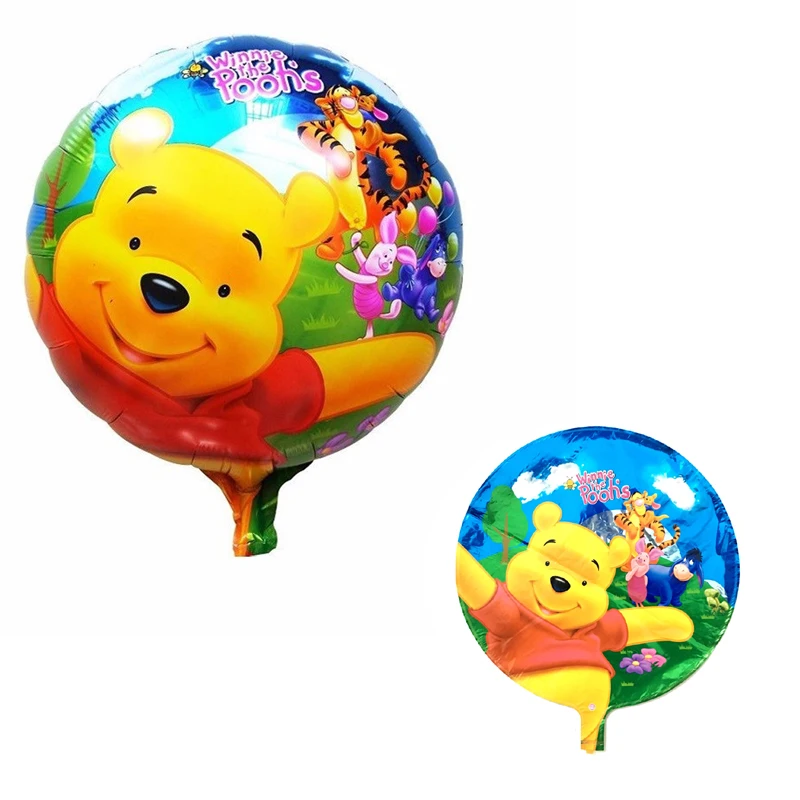New Cartoon Winnie the Pooh Cartoon Bear Aluminum Foil Balloons ...