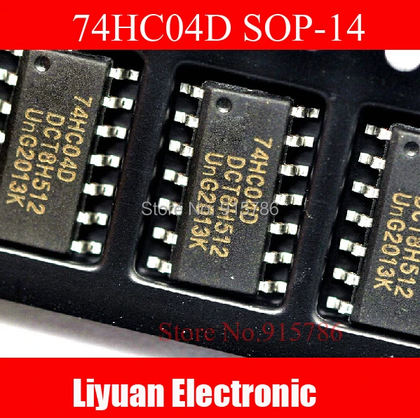 20pcs Smd 74hc04d 74hc04 Six Inverter Drive Sop-14 Free Shipping ...