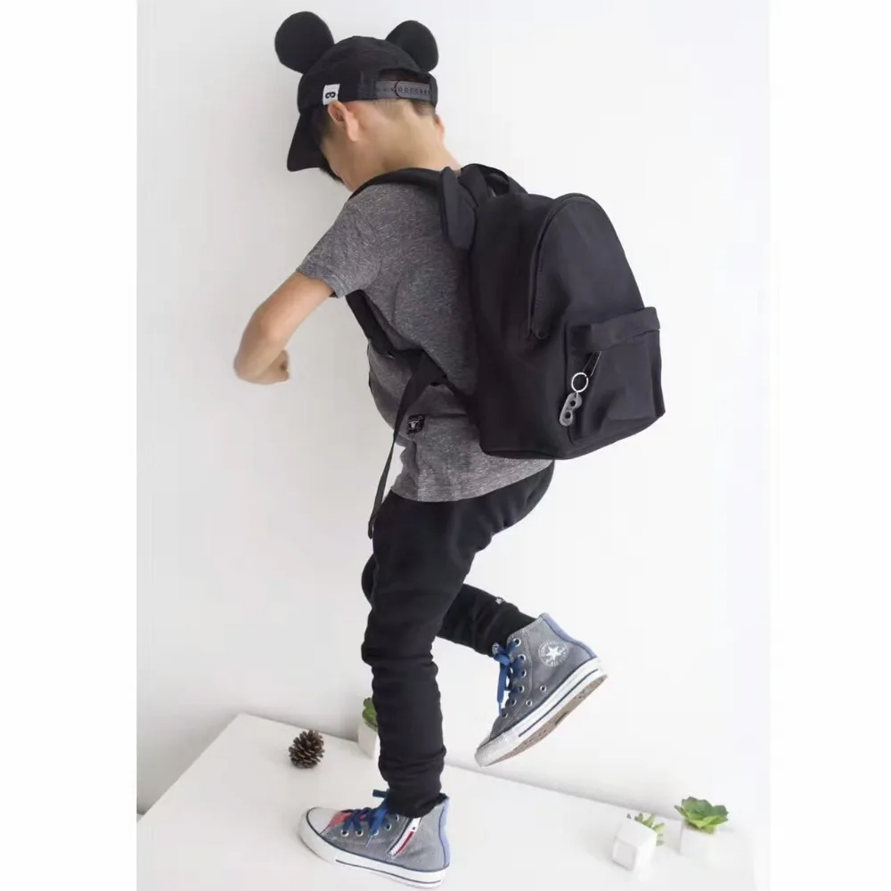 New arrival boys girls black backpackbag baby cute kids Toddlers ...