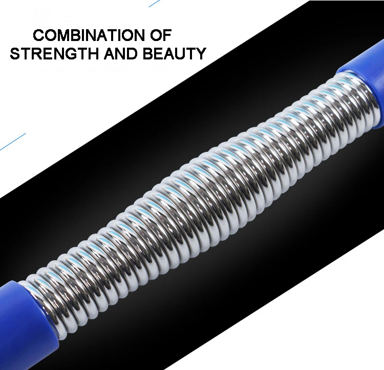 2021 Arm Strength Trainer 30 60kg Plated Spring Arm Bar Fitness Chest ...