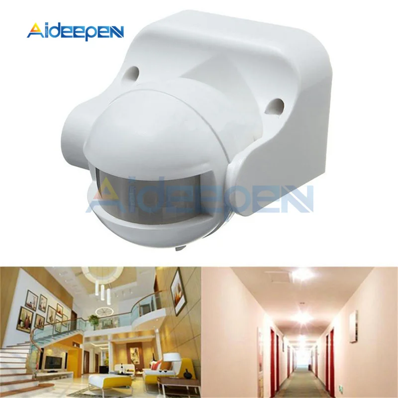 AC 220V-240V Infrared PIR Motion Sensor Outdoor 180 Degree Automatic ...