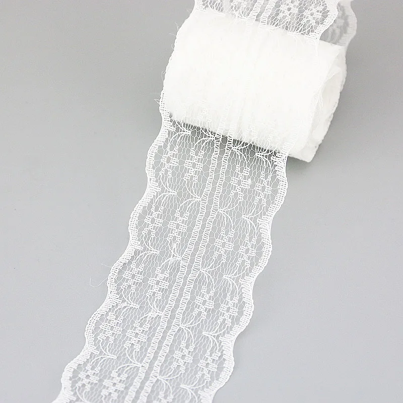 5-yards-roll-45mm-White-Lace-fabric-Webbing-Decoration-gift-packing ...