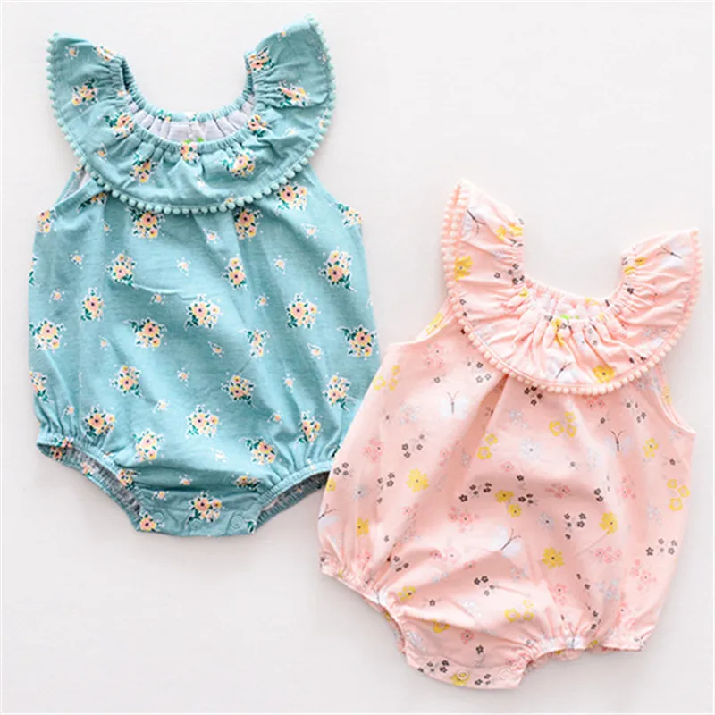 Baby Girl Rompers 2018 Floral Lace Romper Cotton Baby Clothes Fashion ...