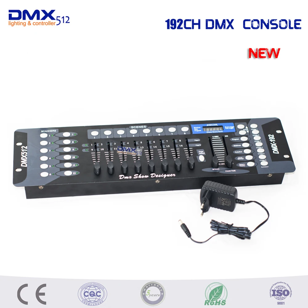 192 Dmx Controller Stage Lighting Console Dj Equipment Dmx Console Par