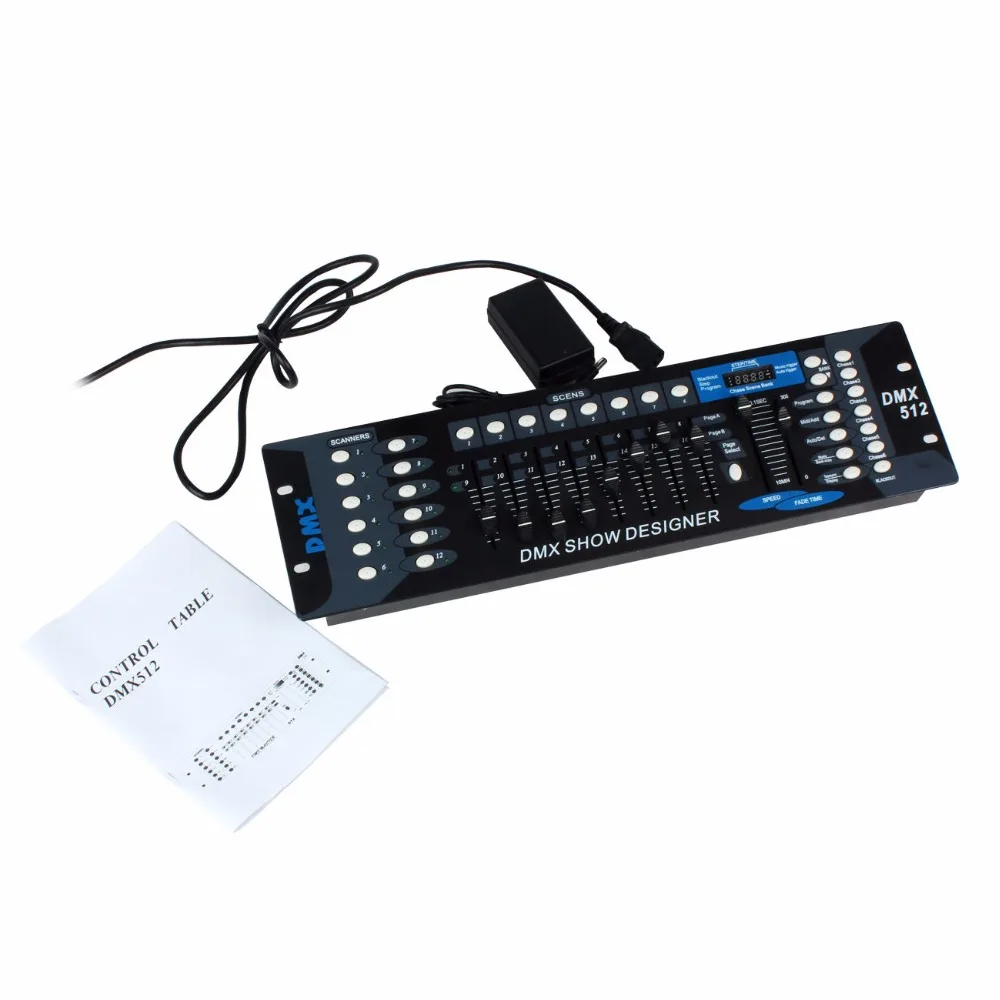 192 channel DMX512 Controller For Laser Light LED Disco DJ Stage ...