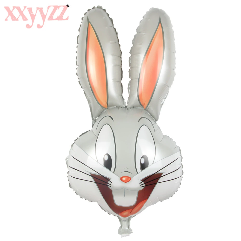 Xxyyzz Bugs Bunny Rabbit Head Foil Animal Balloons Cartoon Looney Tunes ...