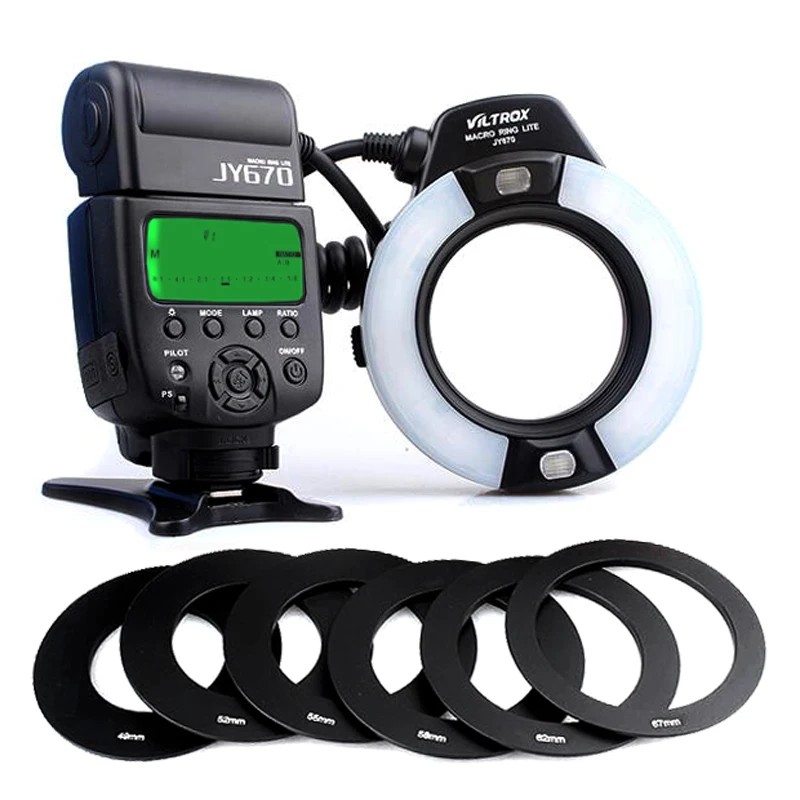 Universal Viltrox JY 670 Macro Ring Flash Light Speedlite for Canon ...