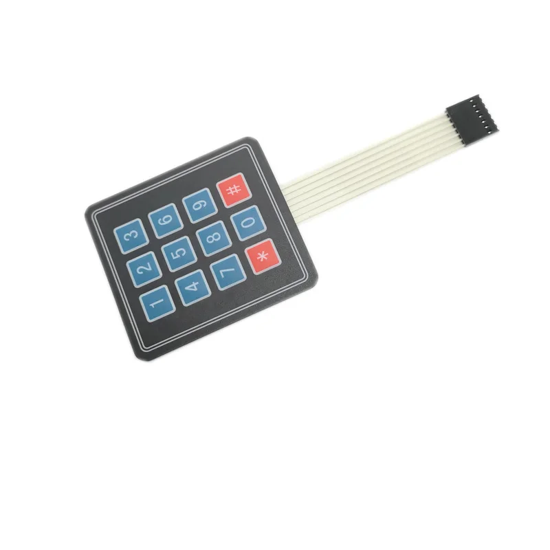 Monday Kids 10pcs/lot 3*4 Matrix Keypad Membrane Switch MCU Expansion ...