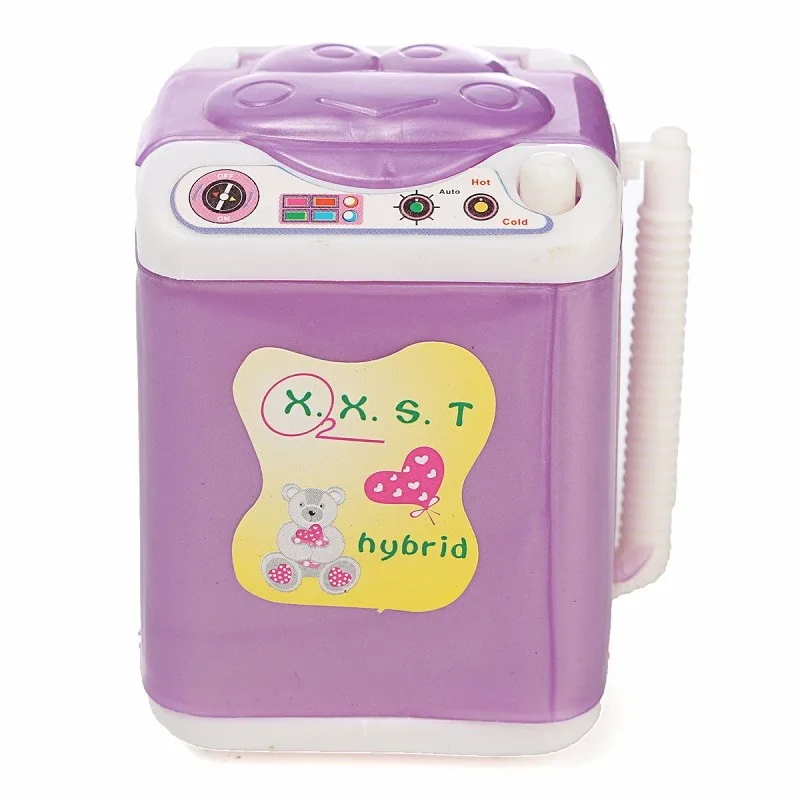Cute Dollhouse Wind Up Washing Machine Laundry Mini Washer Princess ...