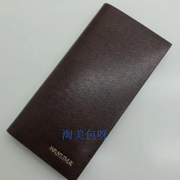 Wanlima male wallet 31500281674 long design wallet back to back cowhide ...