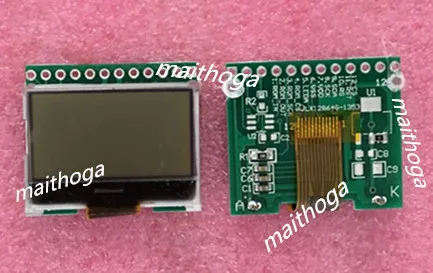 12PIN-SPI-COG-12864-LCD-Screen-Module-UC1701-Controller-3-3V-5V-White ...