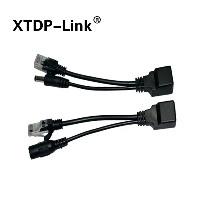 1 pair POE Adapter passive poe switch splitter cable injector 12 48v ...