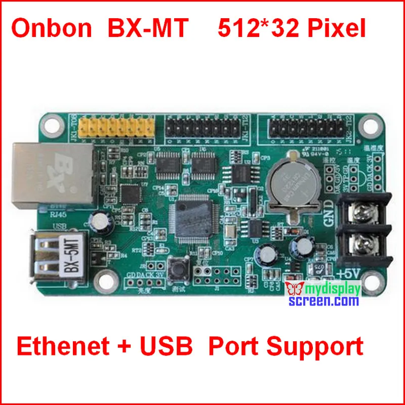 onbon bx 5mt, usb, ethernet, rj45 port, control size 512*32,support ...
