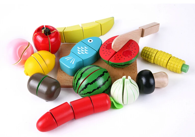 FREE-SHIPPING-Wooden-Cutting-Fruit-Food-Slices-Crate-Kitchen-Home ...