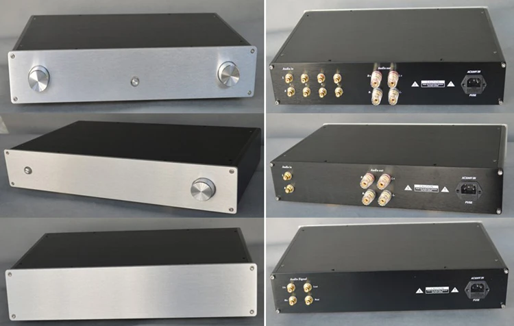 DIY case 430*80*260mm X4308A all aluminum amplifier chassis/Tube amp ...