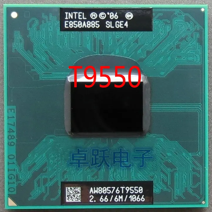 Lntel Cpu Core 2 Duo T9550 Cpu 6m De Cache/2.66ghz/1066/dual-core Gm45 ...