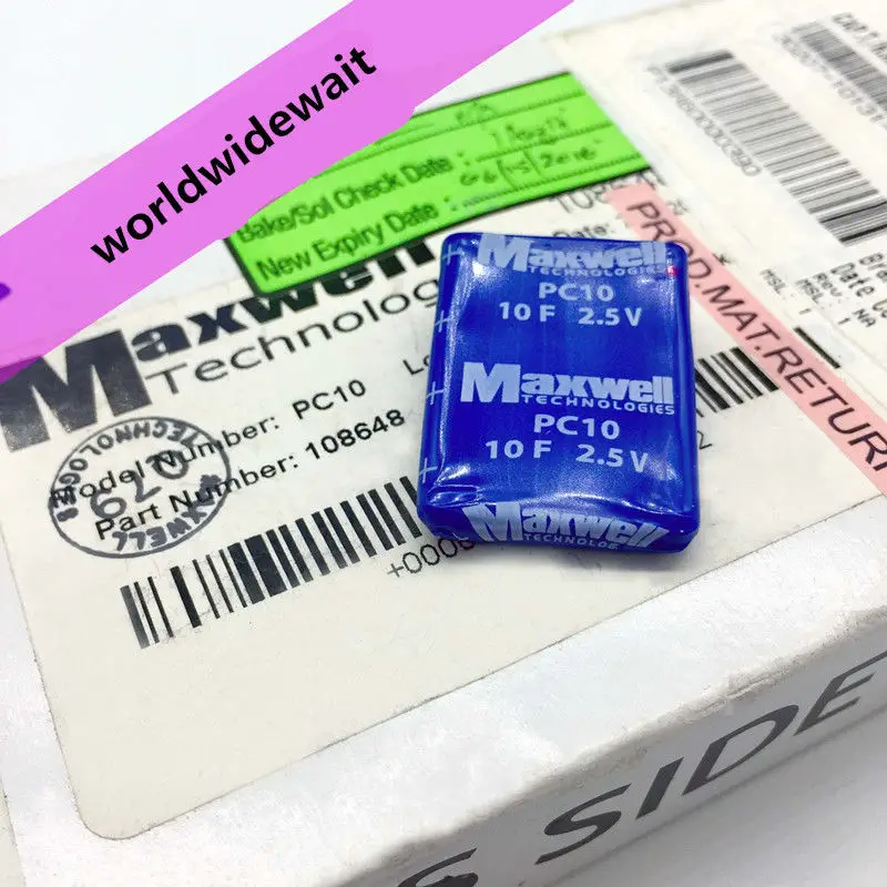 1pc Usa Maxwell 10f 2.5v Pc10-90ssd Pc10 Super Capacitor - Tool Parts ...