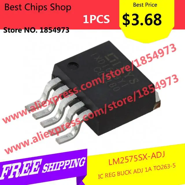 Free Shipping 1PCS=$3.68 IC Integrated Circuit LM2575SX ADJ IC REG BUCK ...