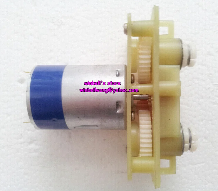 Brandnew 2v 6v 385 dc motor sem fim duplo engrenagens relação de ...