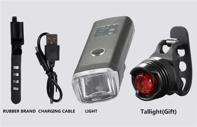 10000 Lumens Bike Front Light Induction Bicycle Light Built-in 2000mAh ...