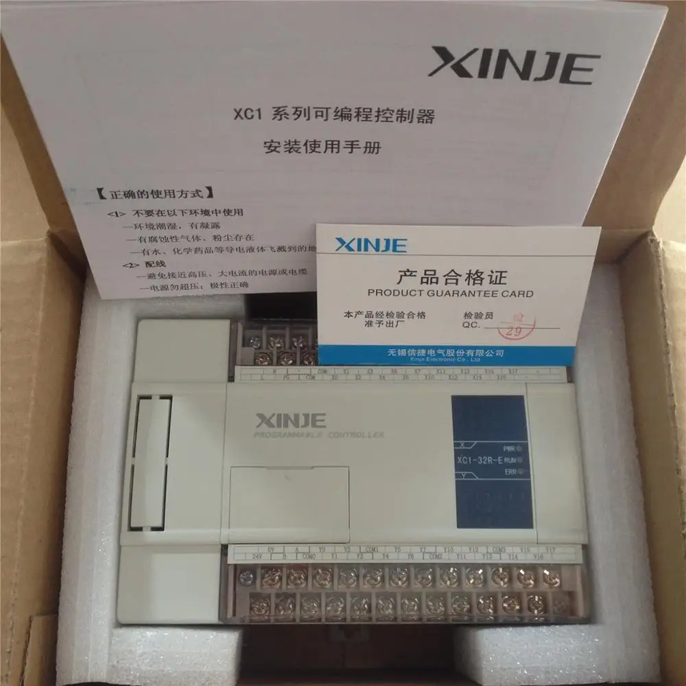 Xinjie XC1 10R/T/16R/T/24R/T/XC1 32R E/XC1 32T E, 16 จุด NPN อินพุต, 16 จุดรีเลย์ (R) หรือ ...