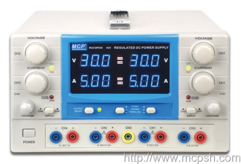 MCP M10 QP303E variable output dc power supply / portable power supply / multi output power ...