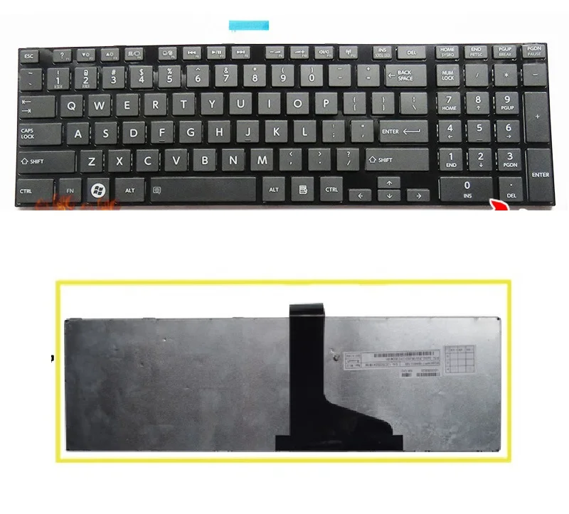 Ssea New Us Keyboard For Toshiba Satellite S850 S850d S855 S855-01l ...