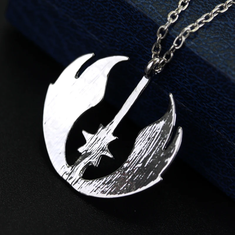MQCHUN Movie Jewelry Star Wars Jedi Order Logo Pendant Necklace Chain ...