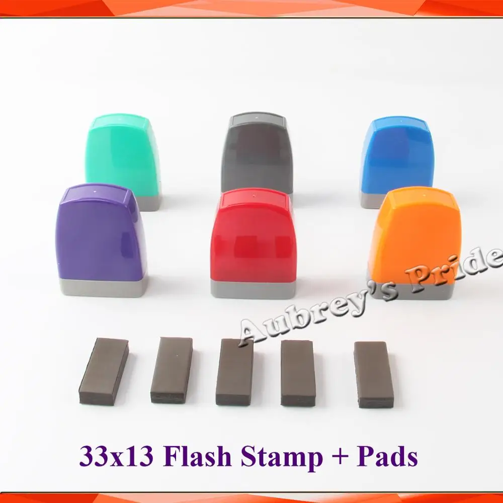 5 piezas rectangulares HA 33x13mm, soporte de colores mezclados ...