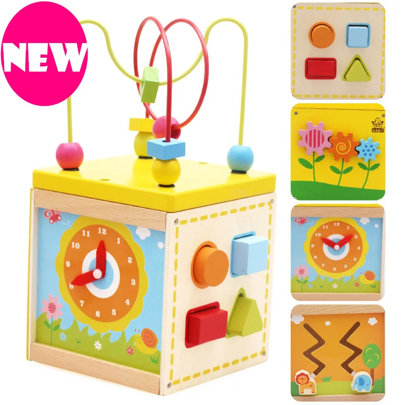 Baby Toys New Arrival Multifunctional Toys Gallery 5 In 1 Bead/Clock ...