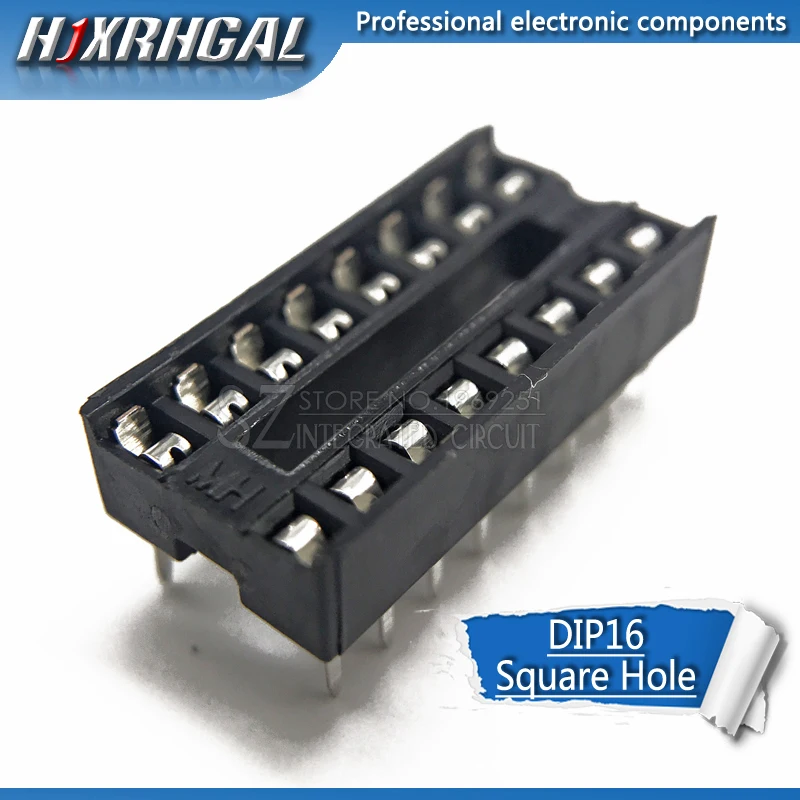 10pcs DIP-16 16pin pins pin DIP DIP16 IC Sockets Adaptor Solder Type ...