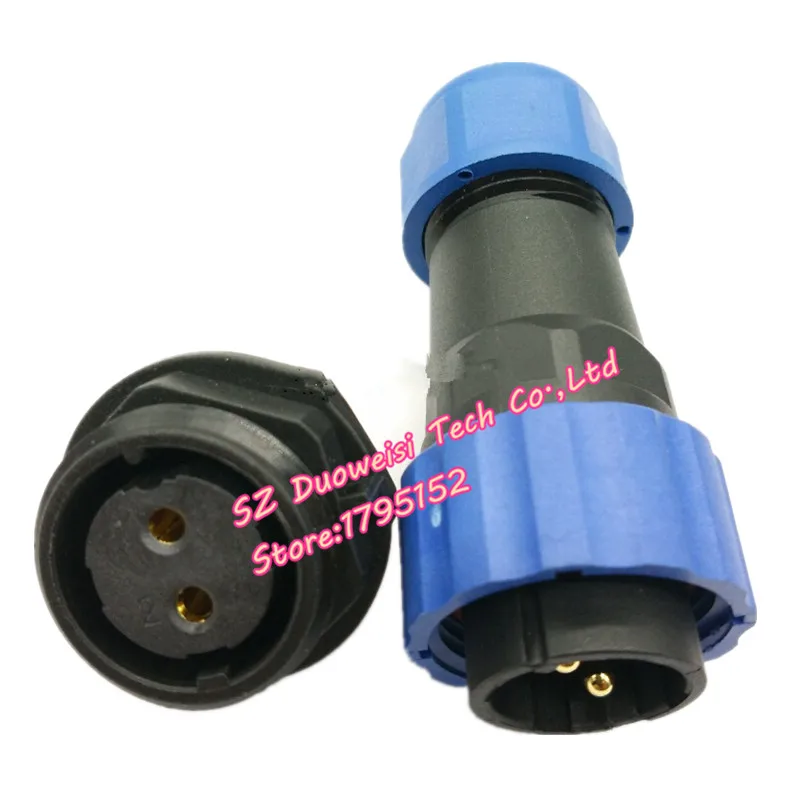 Waterproof air plug socket DWS 20 2pin, 3pin, 4pin, 5pin, 7 pin plug ...